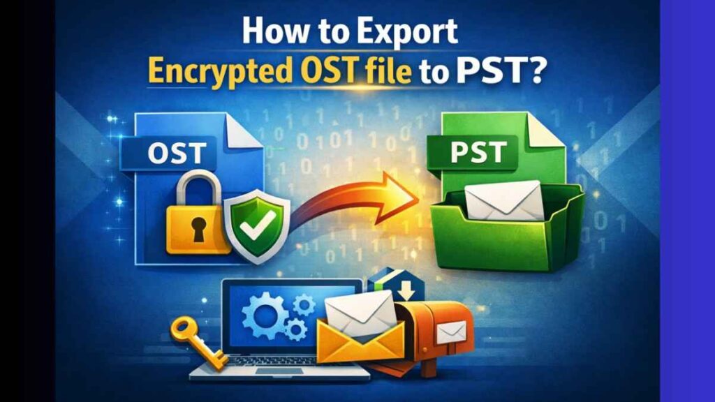 How to Export Encrypted OST file to PST?
