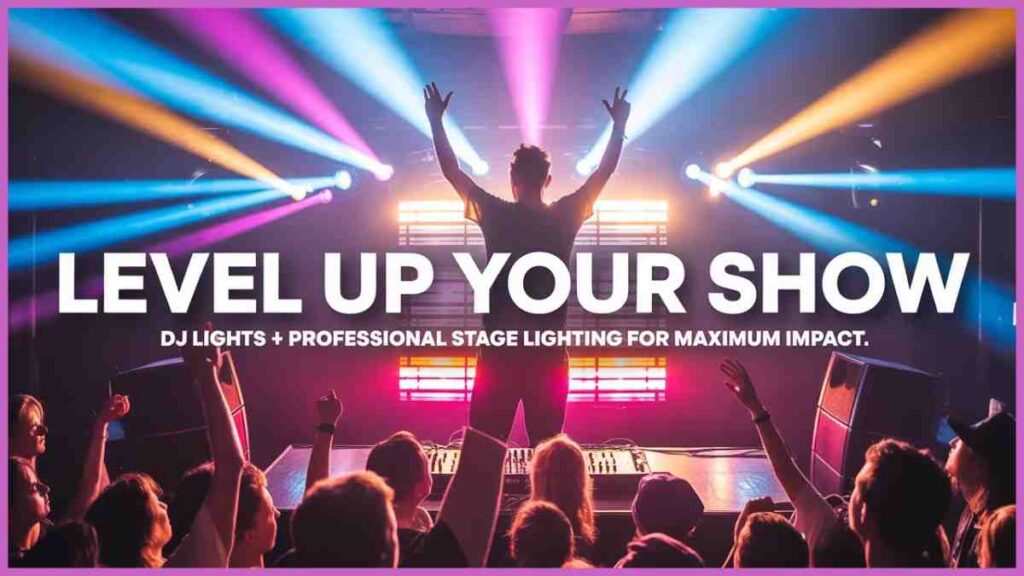 Level Up Your Show: Combining DJ Lights with Professional Stage